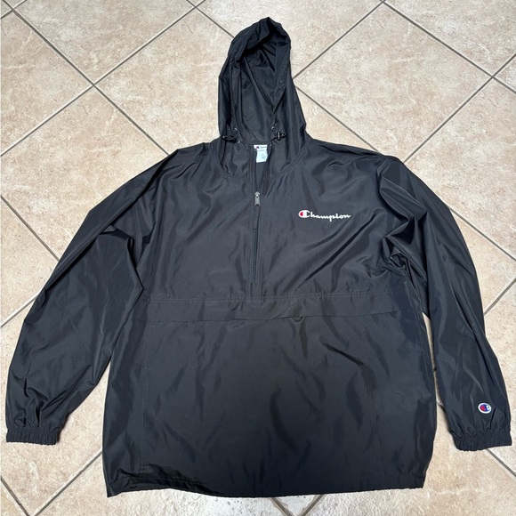 Champion | Jackets & Coats | Champion Black Hooded Jacket | Poshmark